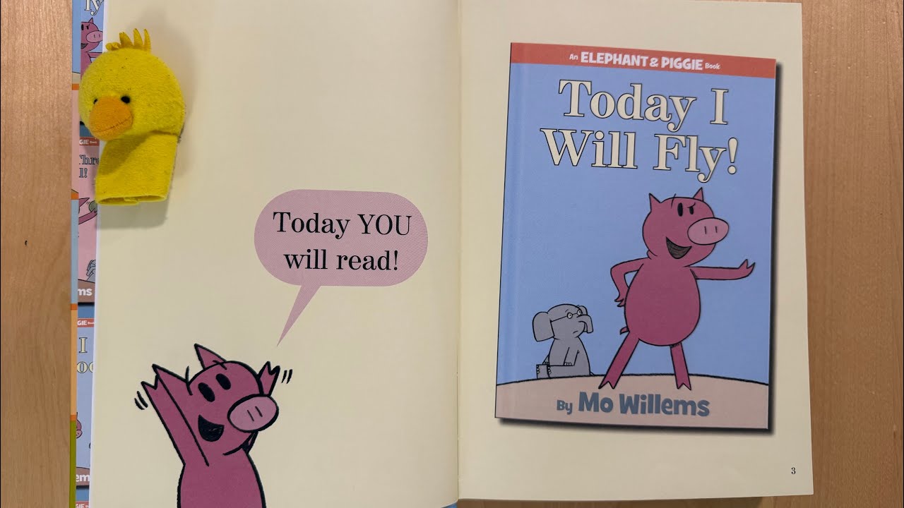 Today I Will Fly | An Elementary & Piggie book read aloud | by Mo ...