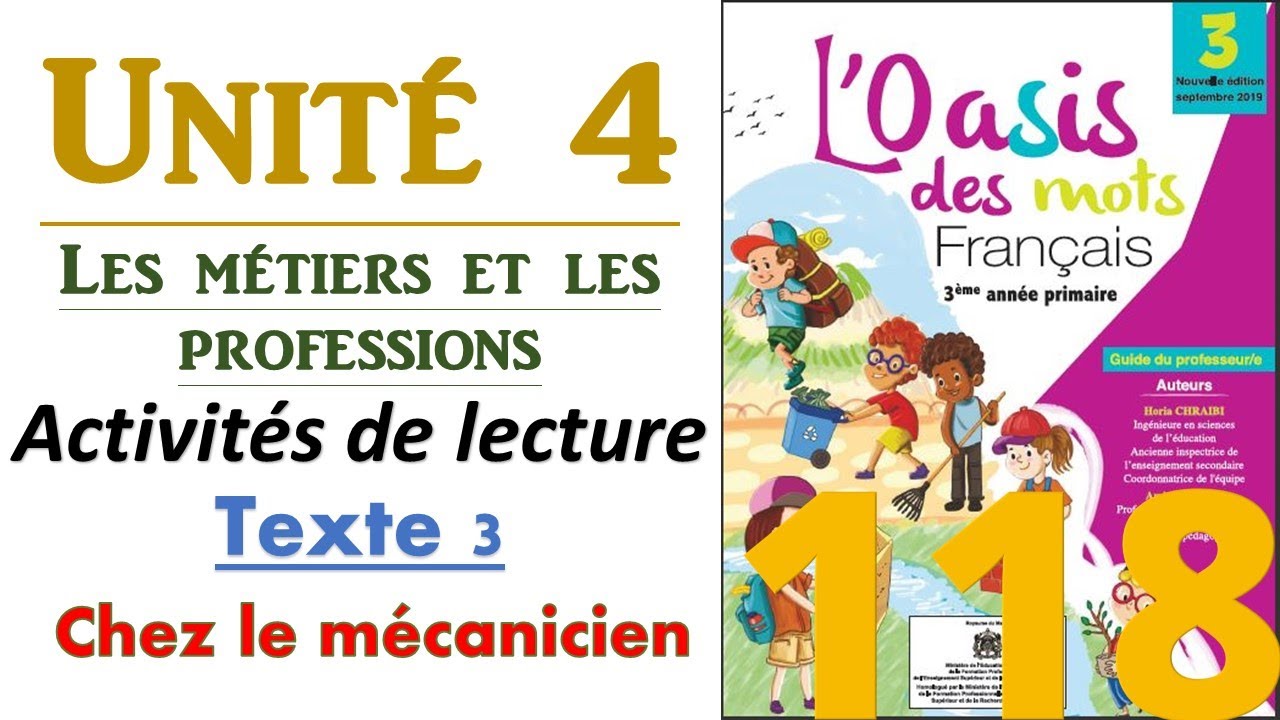 UNITÉ 4 TEXTE 3 CHEZ LE MÉCANICIEN - YouTube
