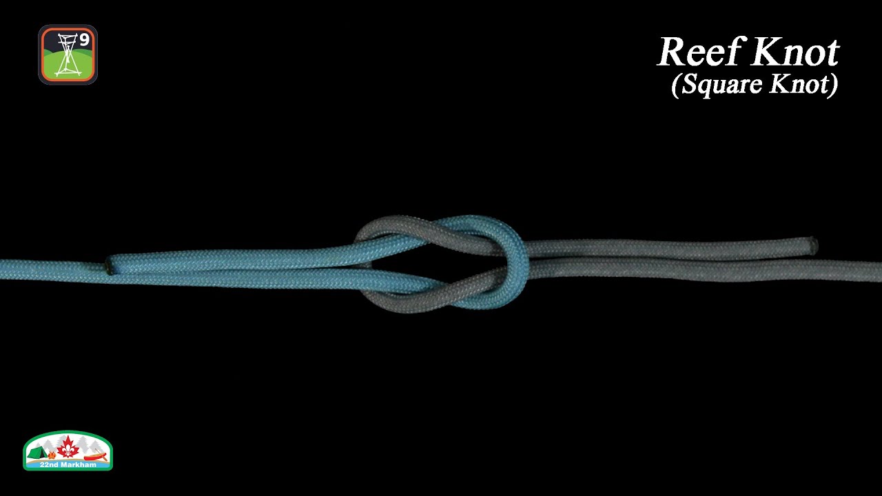 Knotting 113 - Reef Knot - YouTube