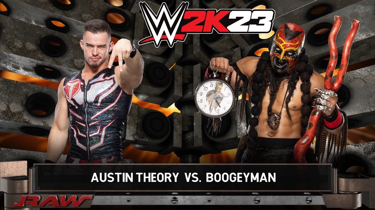 WWE 2K23 Gameplay | Austin Theory vs Boogeyman - YouTube