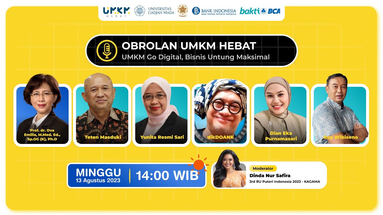 OBROLAN UMKM HEBAT: UMKM GO DIGITAL, BISNIS UNTUNG MAKSIMAL - YouTube