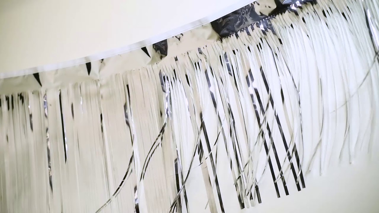 Metallic Fringe - 15" x 10' Roll - Silver - YouTube