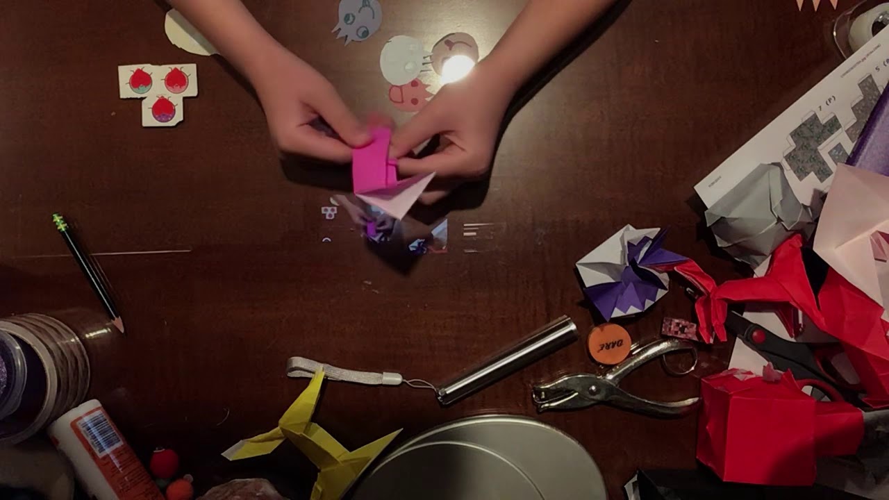 How to fold an origami fire extinguisher - YouTube