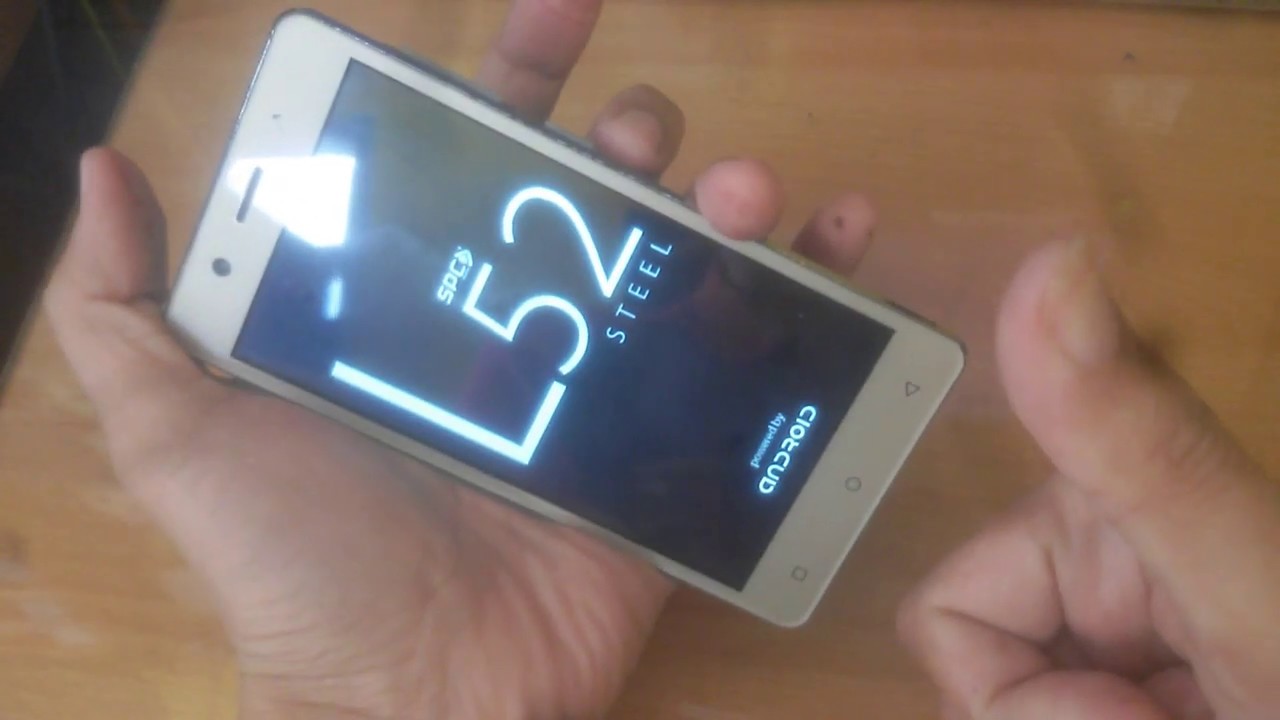 Hard Reset SPC L52 steel S [spredtrum] - YouTube