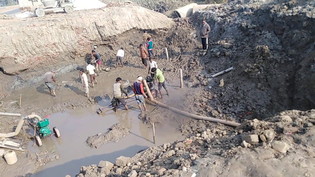 Culvert dewatering - YouTube