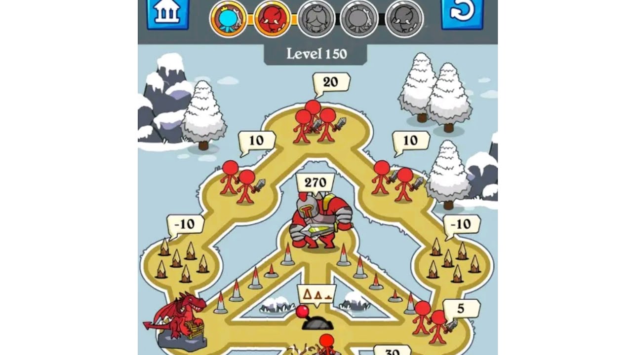 Stick Clash - Levels 150 Gamepley - YouTube