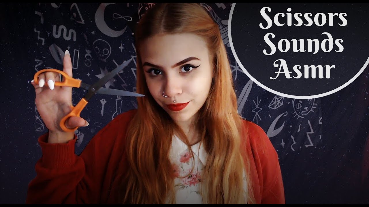 ASMR triggers with scissors! ️💇‍♀️ (scissors, paper and hair cutting ...