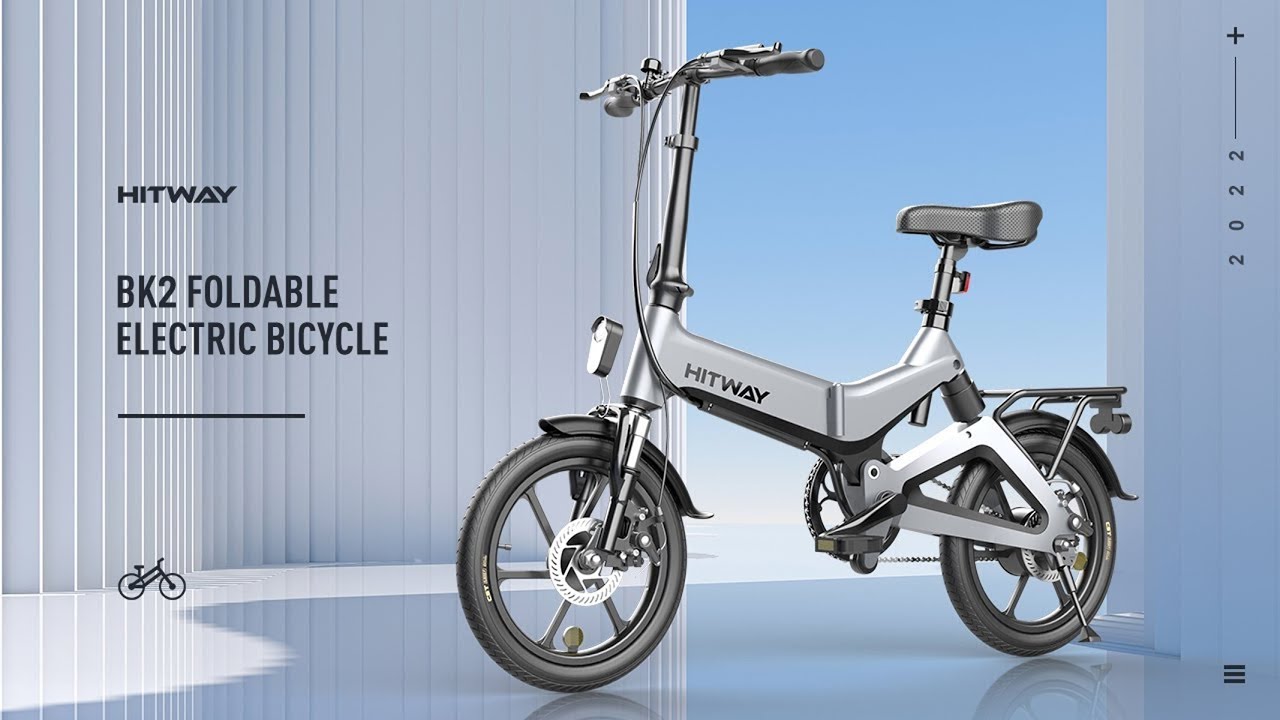 HITWAY BK12 16 Pulgadas Bicicleta eléctrica 250W Plegable eléctrica ...