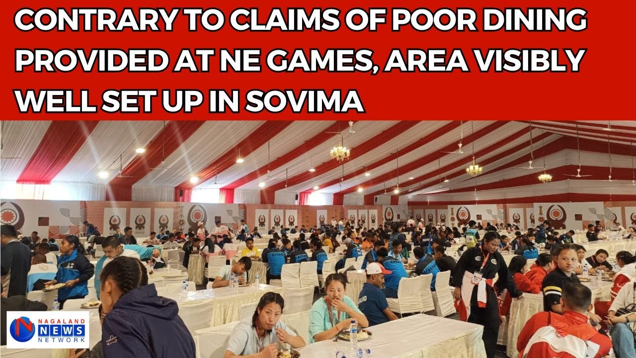 CONTRARY TO CLAIMS OF POOR DINING PROVIDED AT NE GAMES, AREA VISIBLY ...