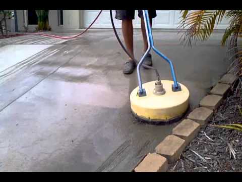 CDF Concrete cleaning - YouTube
