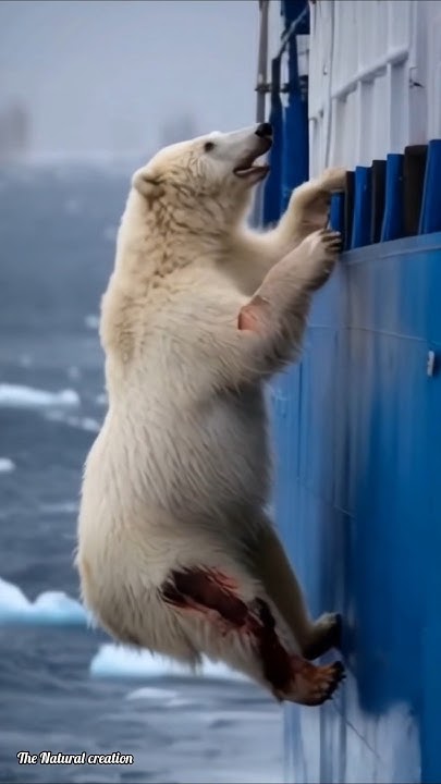 A heart Touching story A injury polar bear rescue a sailor. #shorts #animals #foryou #shortvideo ...