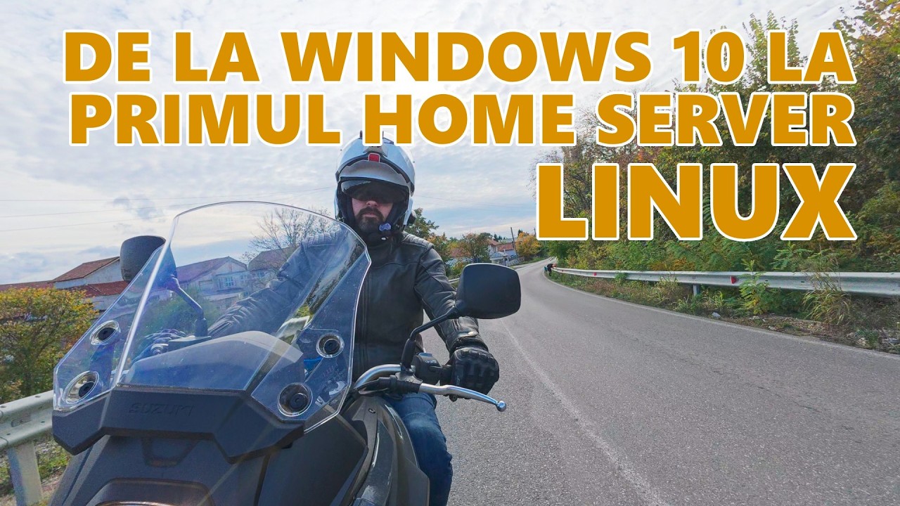 De la Windows 10 la primul tău home server cu Linux - YouTube