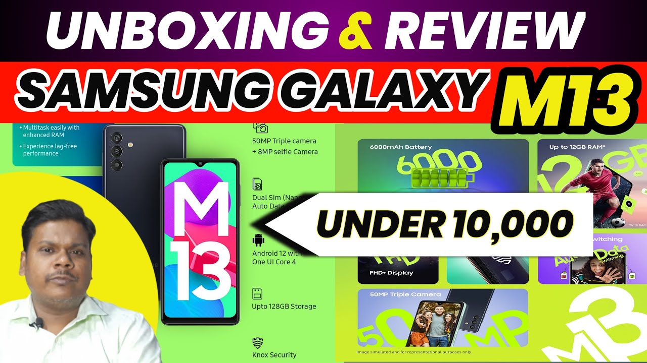 Budget Smartphone Unboxing: Is Samsung Galaxy M13 Worth It? - YouTube