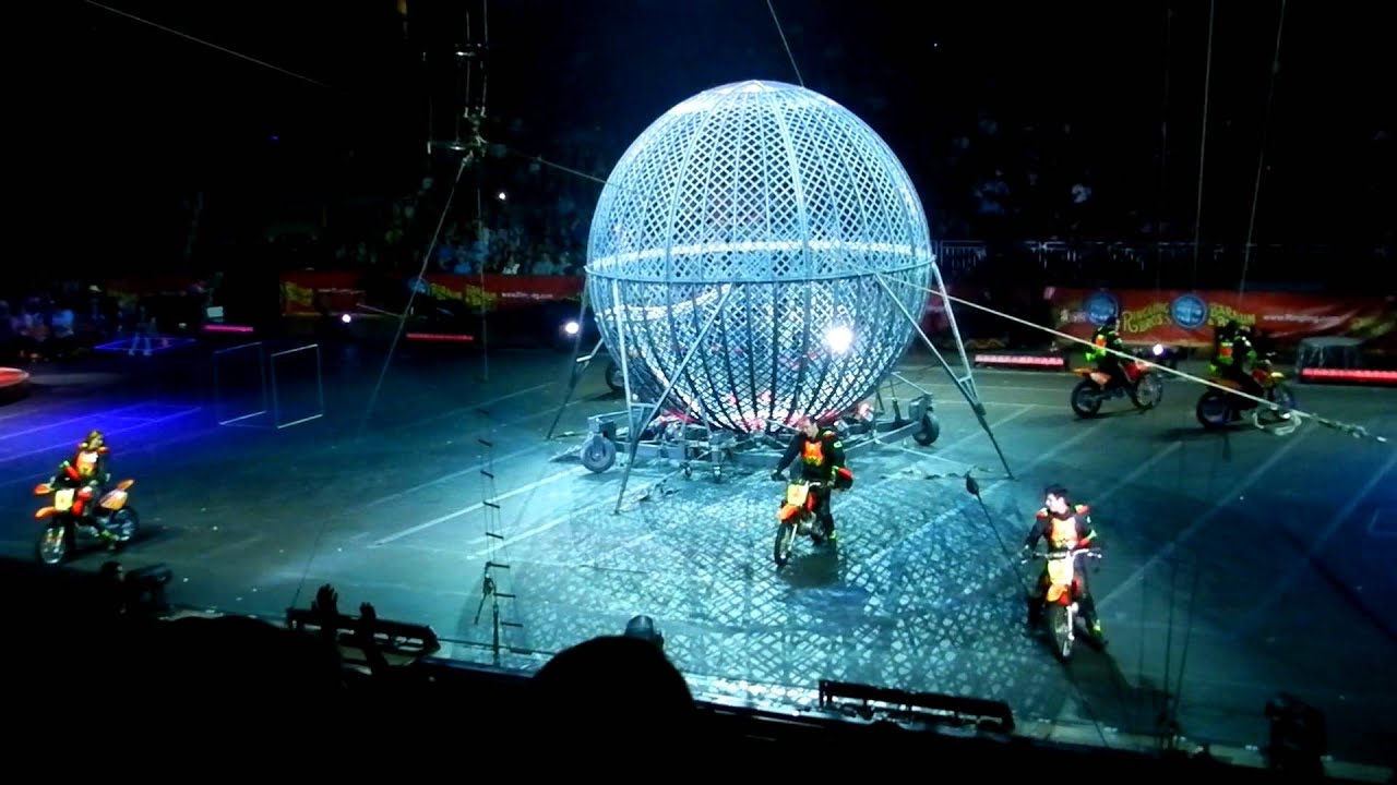Motorcycle Ball of Death - YouTube