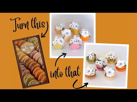 Transforming $5 store bought macaroons into luxurious custom Macaroons ...