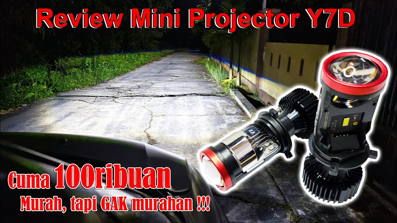 Mini Proji Murah Meriah 100ribuan - Review Mini Projector Y7D - YouTube