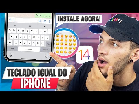 😍 MUITO LINDO! COMO TER O TECLADO DO IPHONE NO ANDROID - 2020
