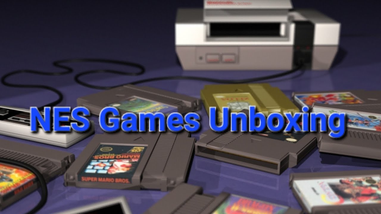 Unboxing some NES games - YouTube