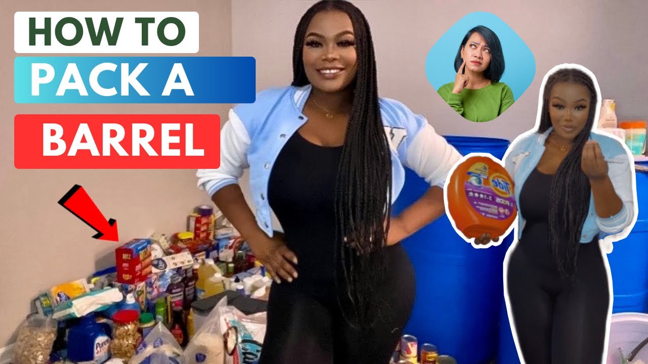How to Pack a Barrel with clothes and food from the US and ship to ...