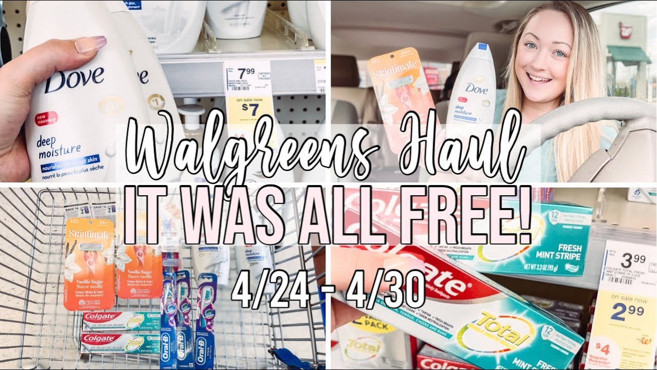 FREE $3 MM WALGREENS HAUL! 🔥 (4/24-4/30) Cheap Dove, Razors ...