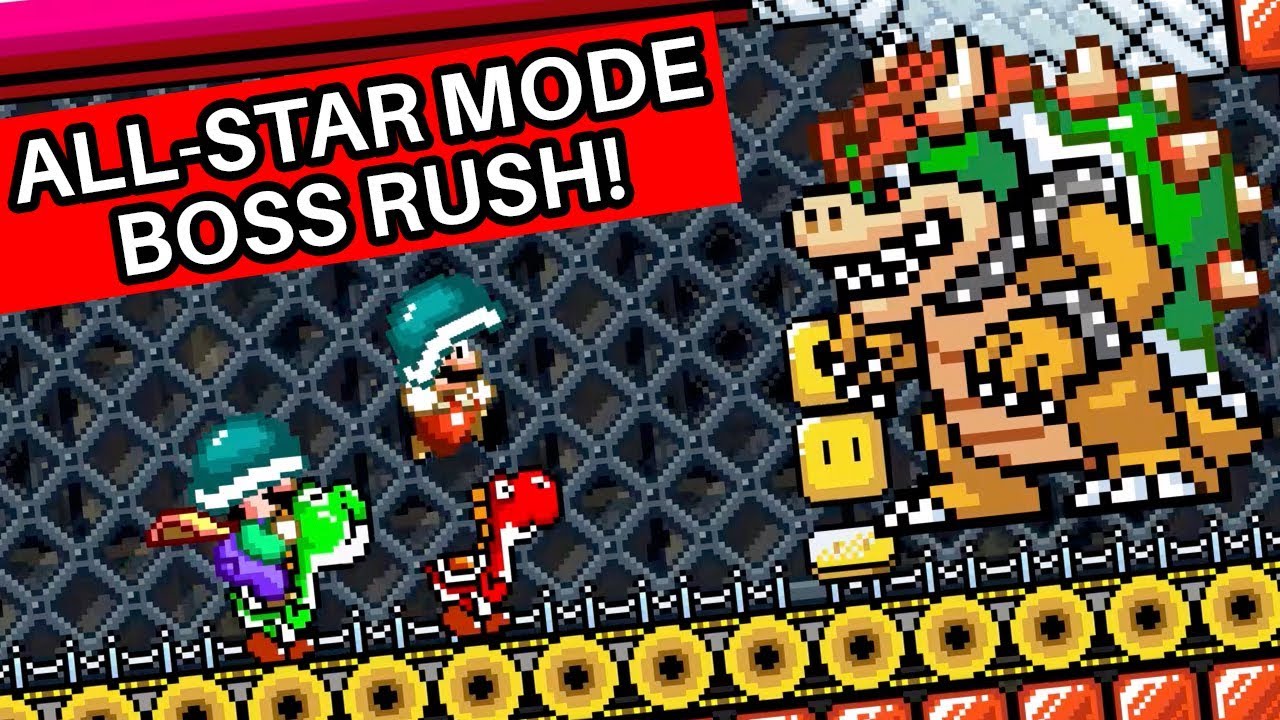 All-Star Mode Boss Rush in Super Mario Maker 2 - YouTube