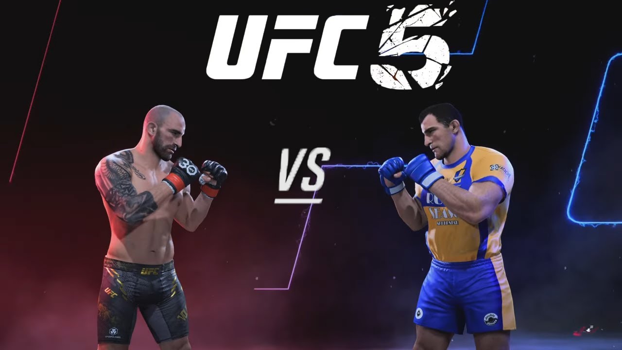 UFC 5 - Old Volkanovski vs Young Volkanovski - CPU vs CPU - YouTube