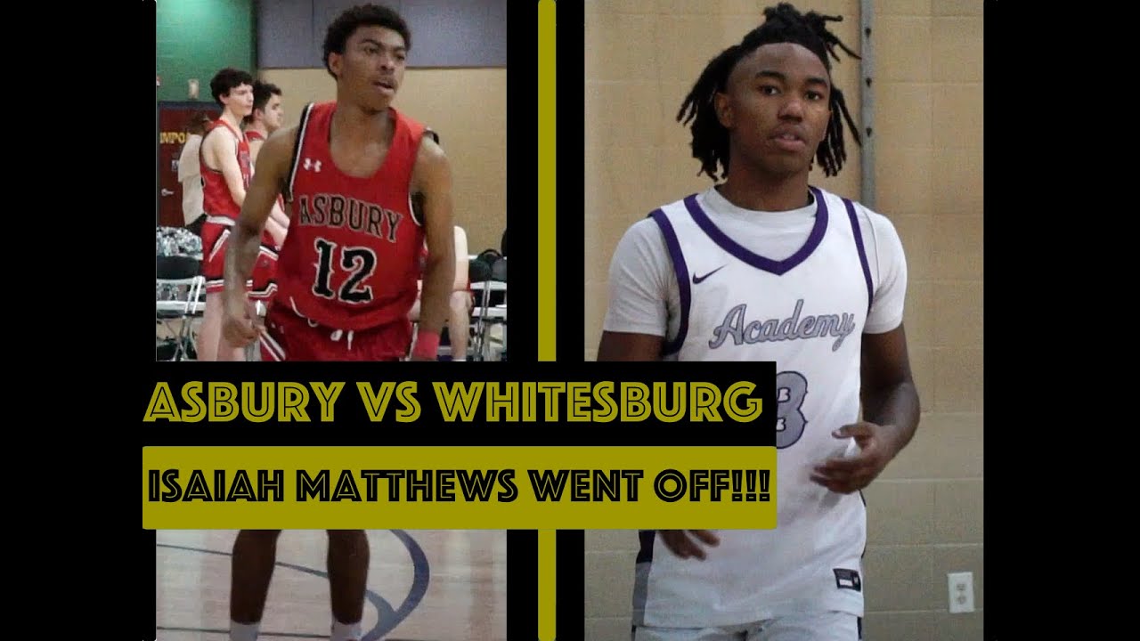 Isaiah Matthews & Whitesburg TURN UP the gym A/ Asbury!!! - YouTube