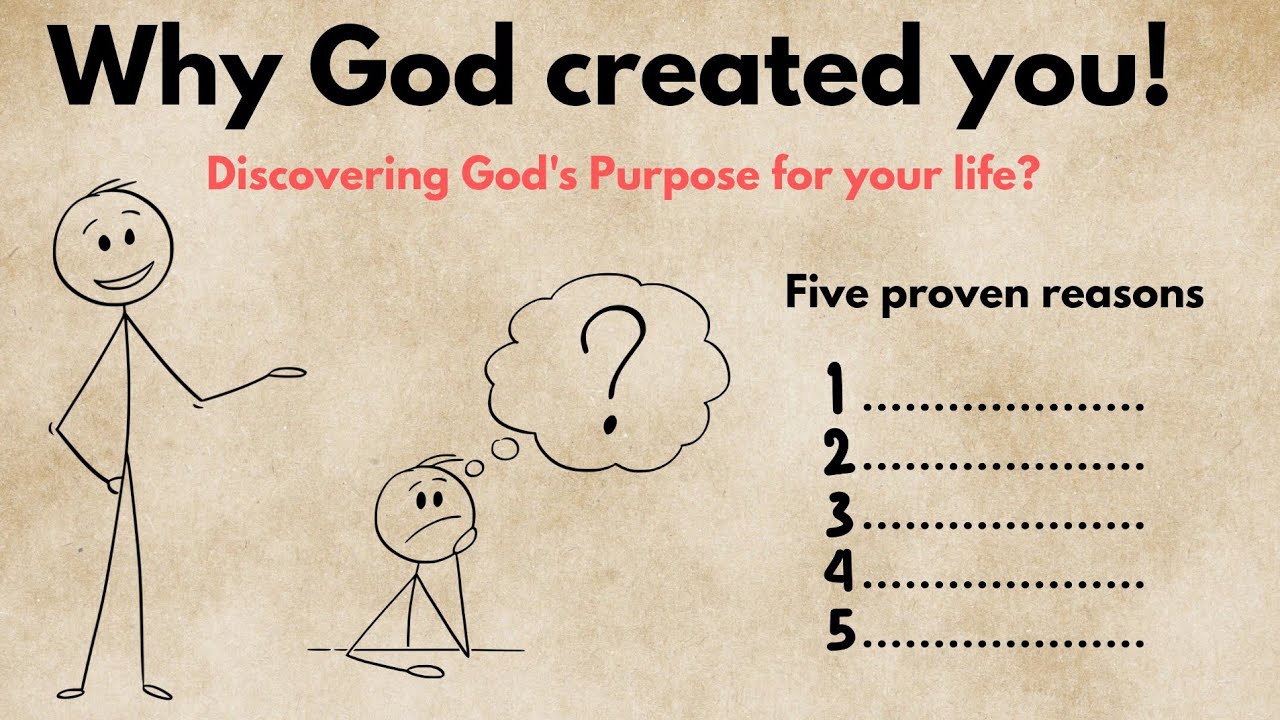 WHY GOD CREATED YOU🫵 : THE FOUNDATIONAL PURPOSE OF A BELIEVER'S LIFE ️ ...