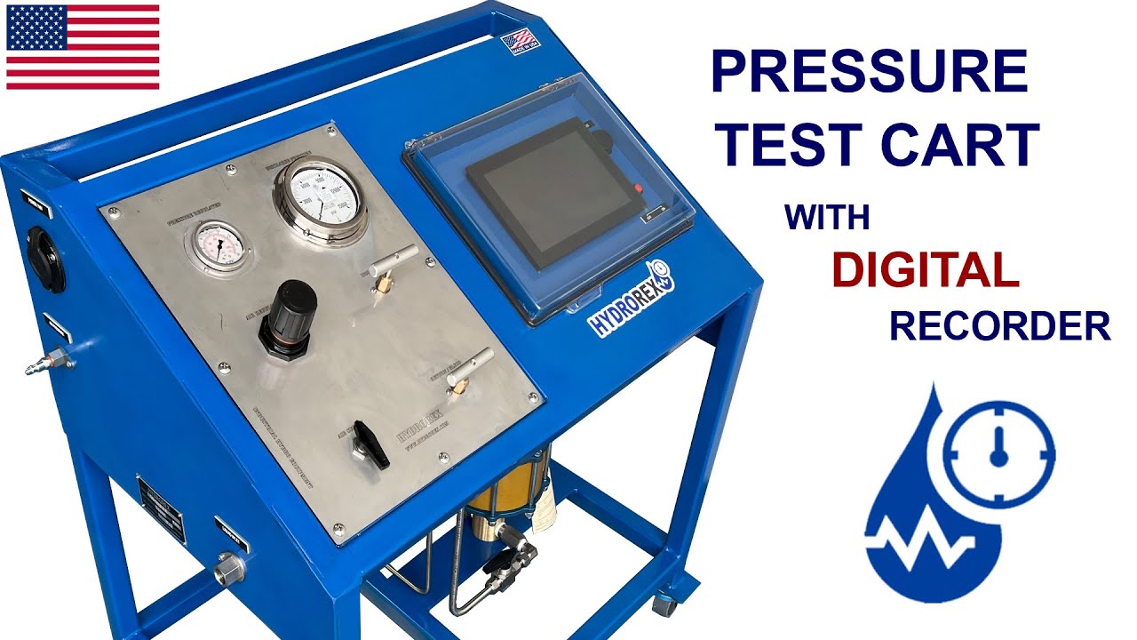 Hydrostatic Pressure Test System ESI Pressure Transducer | Digital Data ...