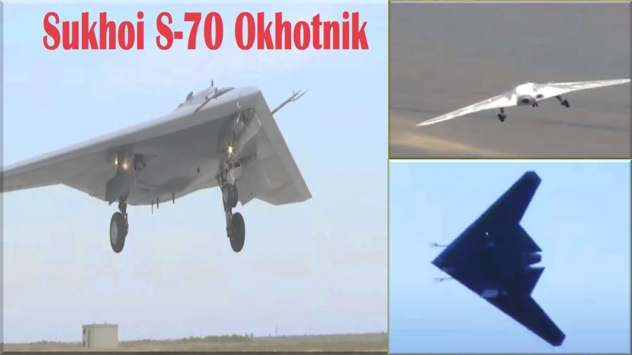 The Sukhoi S-70 Okhotnik - Russian Stealth Heavy Unmanned Combat Aerial ...