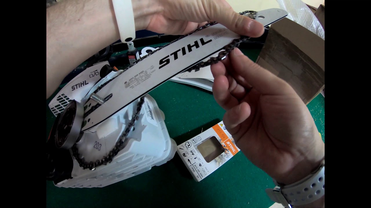 Recensione Motosega STIHL MS-193T ITALIANO Unboxing Montaggio Catena ...