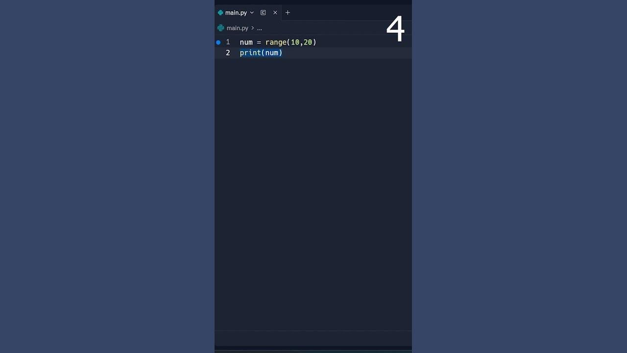 This Is How You Can Print Range In Python Programming Python Py Cpp Codings Codingtips