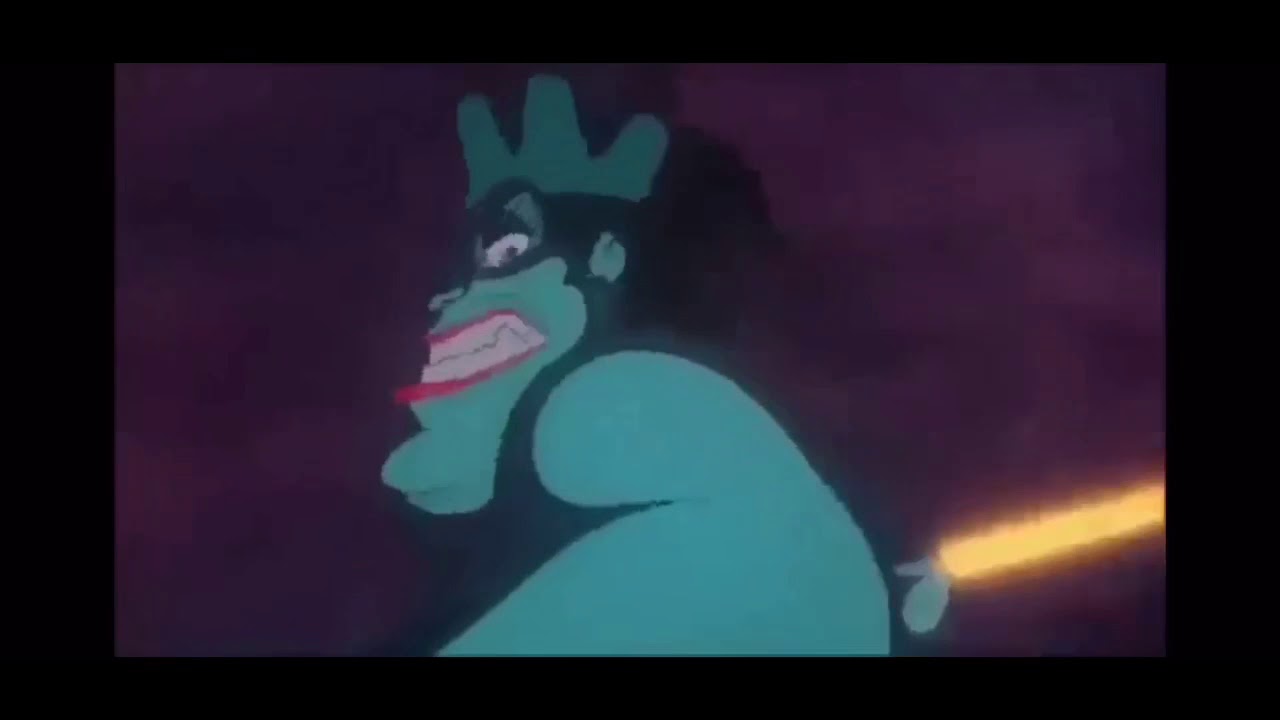 Ursula’s death but it has happy music. - YouTube