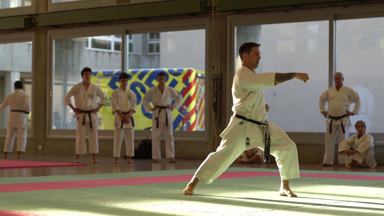 Kata Unsu par Cédric THEVOZ, 4ème Dan shotokan - YouTube