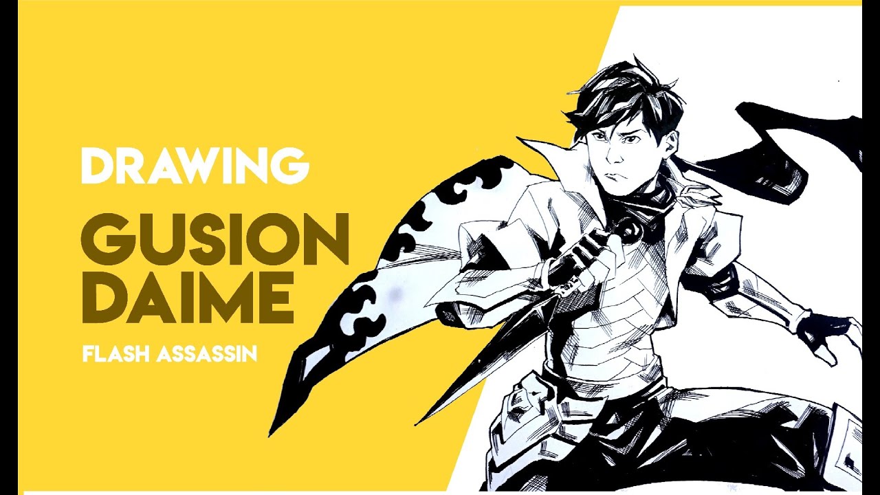 Easy Step By Step Pencil Drawing Comics For Beginner, Gusion Mobile ...