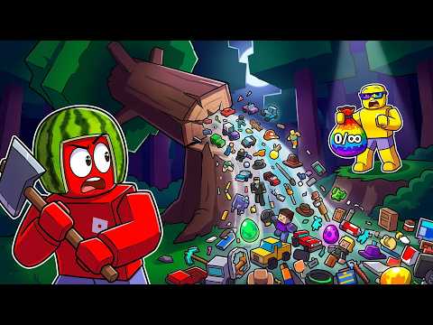 Jeder Baumwurf in 99 Nights in the Forest ist zufällig. 🔦