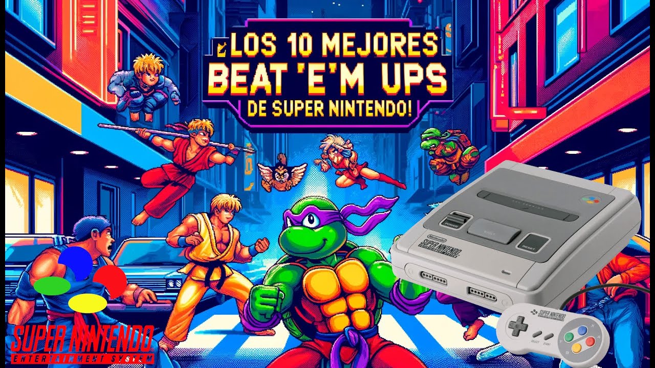 Top 10 Beat 'em Up en SUPER NINTENDO - Los Mejores Juegos de Peleas ...