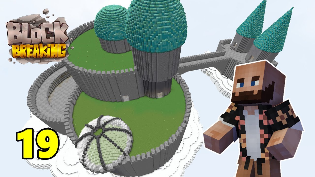Mega Base Update and.. Floating Trees? : Ep19 : Block Breaking Season 2 ...