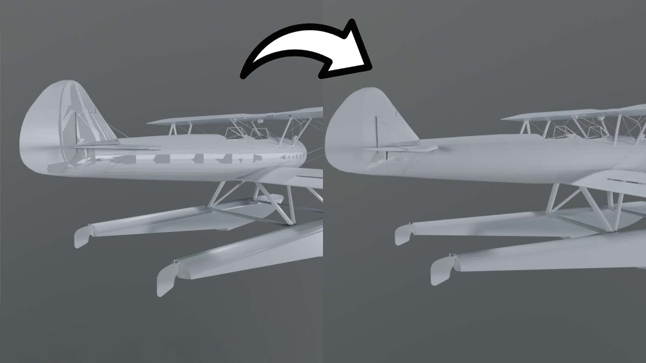 Fix Ugly Shadows Problem on mesh Quickly (Any Software) - YouTube