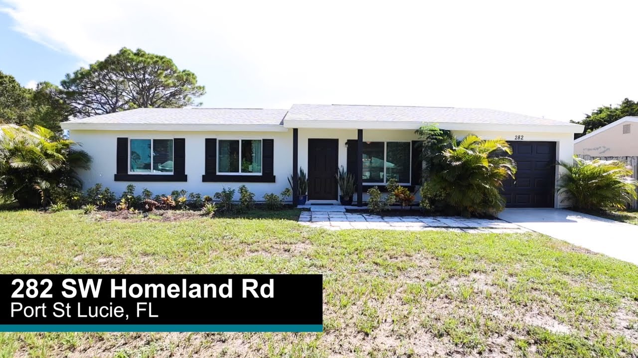 282 SW Homeland Rd, Port St Lucie, FL - YouTube
