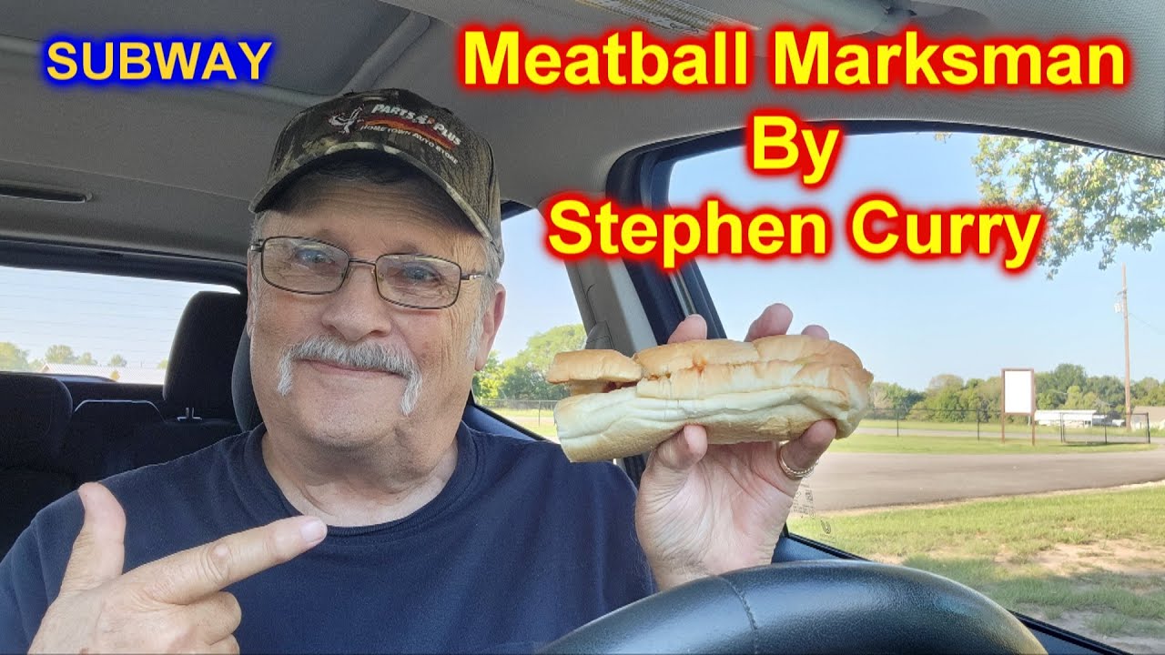 Subway Meatball Marksman Sandwich By Stephen Curry Taste Test - YouTube