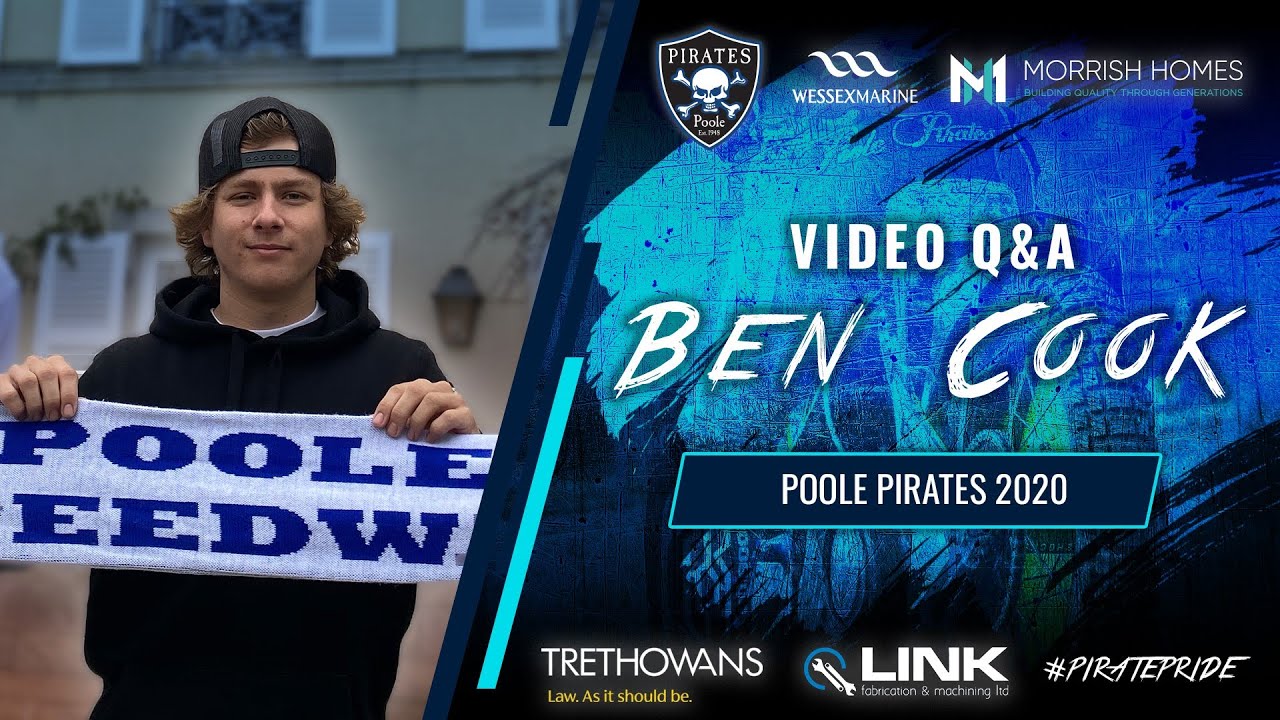 Ben Cook | Interview and Fan Q&A | POOLE PIRATES SPEEDWAY 2020 - YouTube