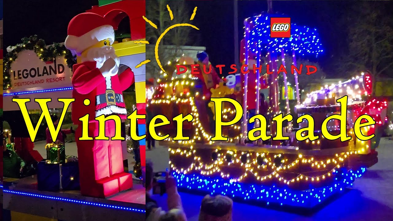 Legoland Lego Winter Wonderland Parade 2024 - YouTube