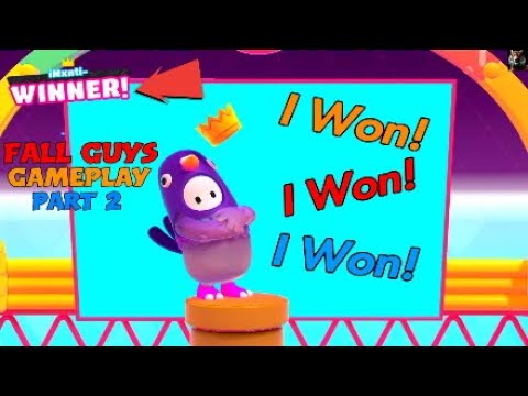 I FINALLY WON IN FALL GUYS!!! | Fall Guys Gameplay Part 2 - YouTube