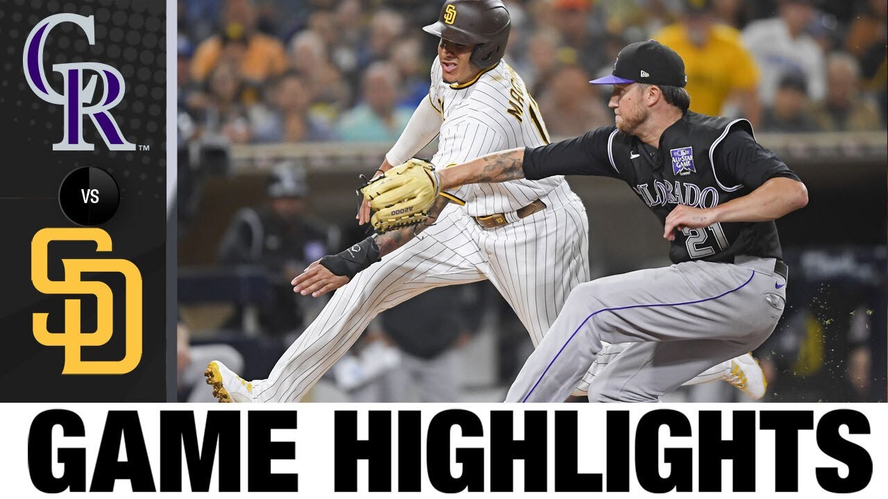 Rockies vs. Padres Game Highlights (7/29/21) | MLB Highlights - YouTube