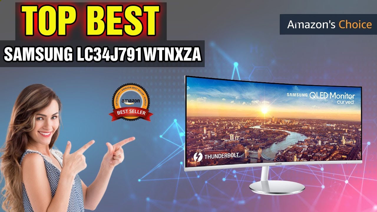 Samsung LC34J791WTNXZA 34-Inch CJ791 Ultrawide Curved Gaming Monitor ...