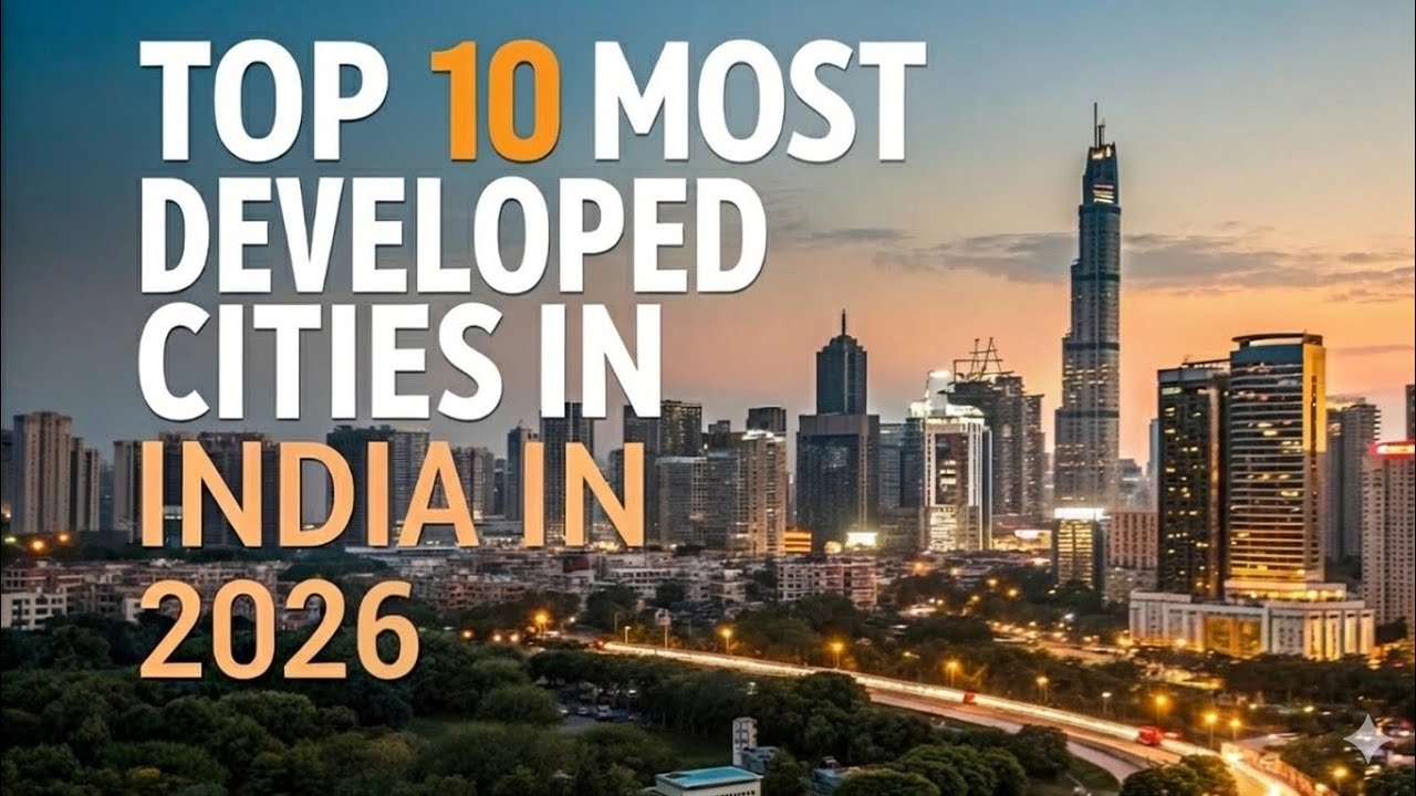 Top 10 Most Developed Cities in India 2025 - YouTube
