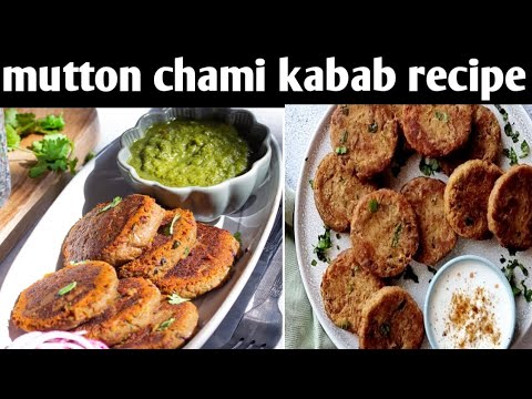 Mutton chami kabab recipe by Rooz in the kitchen - YouTube