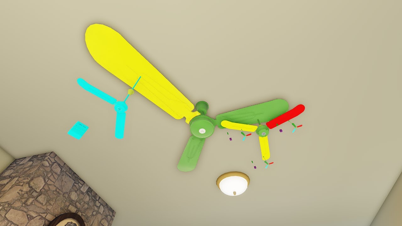 Funny Ceiling Fan Wobbly Suburban, Fan Made Roblox - YouTube