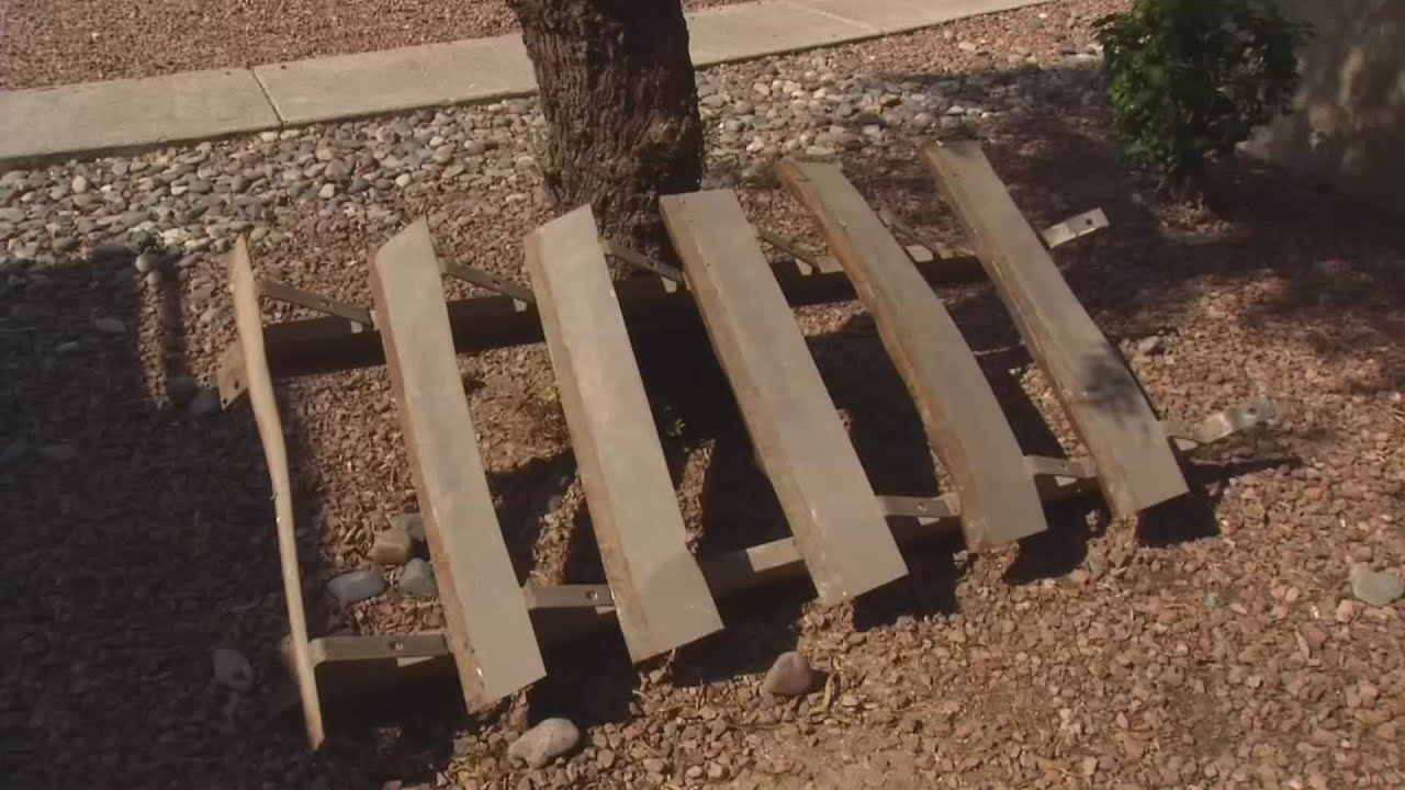 Stair collapse puts Glendale family out of home - YouTube